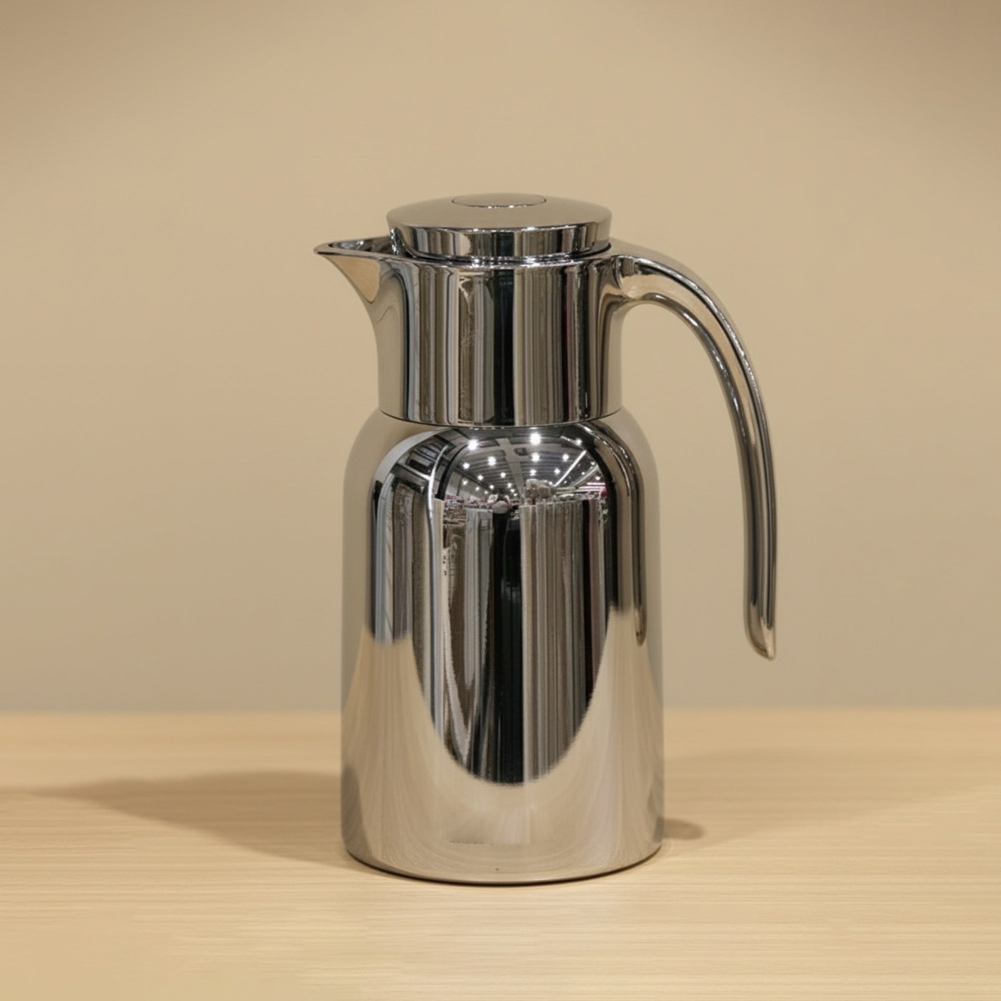 TSC12Q Steel Vacuum Flask – 1L – Premium Shining Silver Finish – Siddiq ...